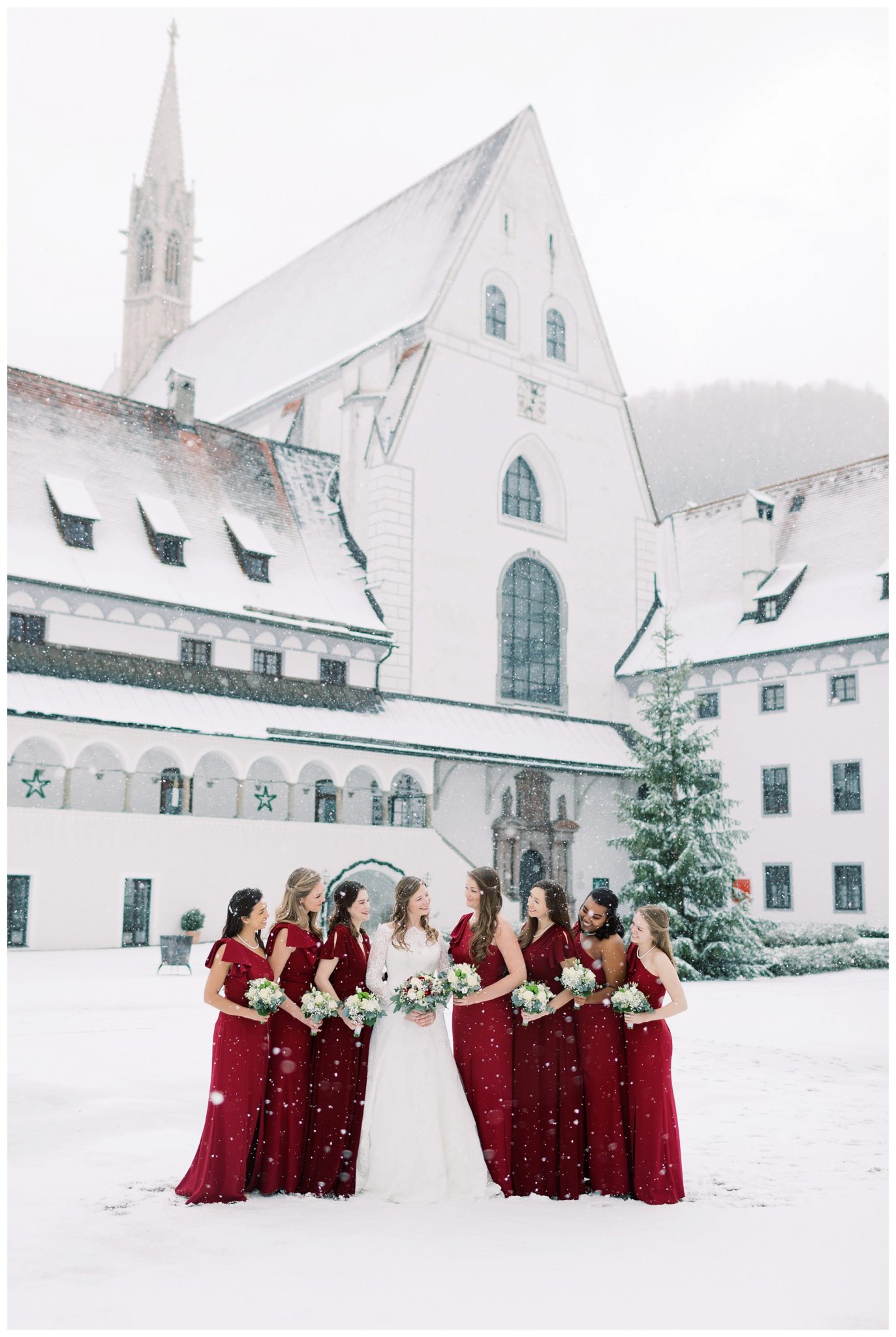 Austrian Winter Wedding | Kartause Charterhouse Wedding | Elizabeth and ...
