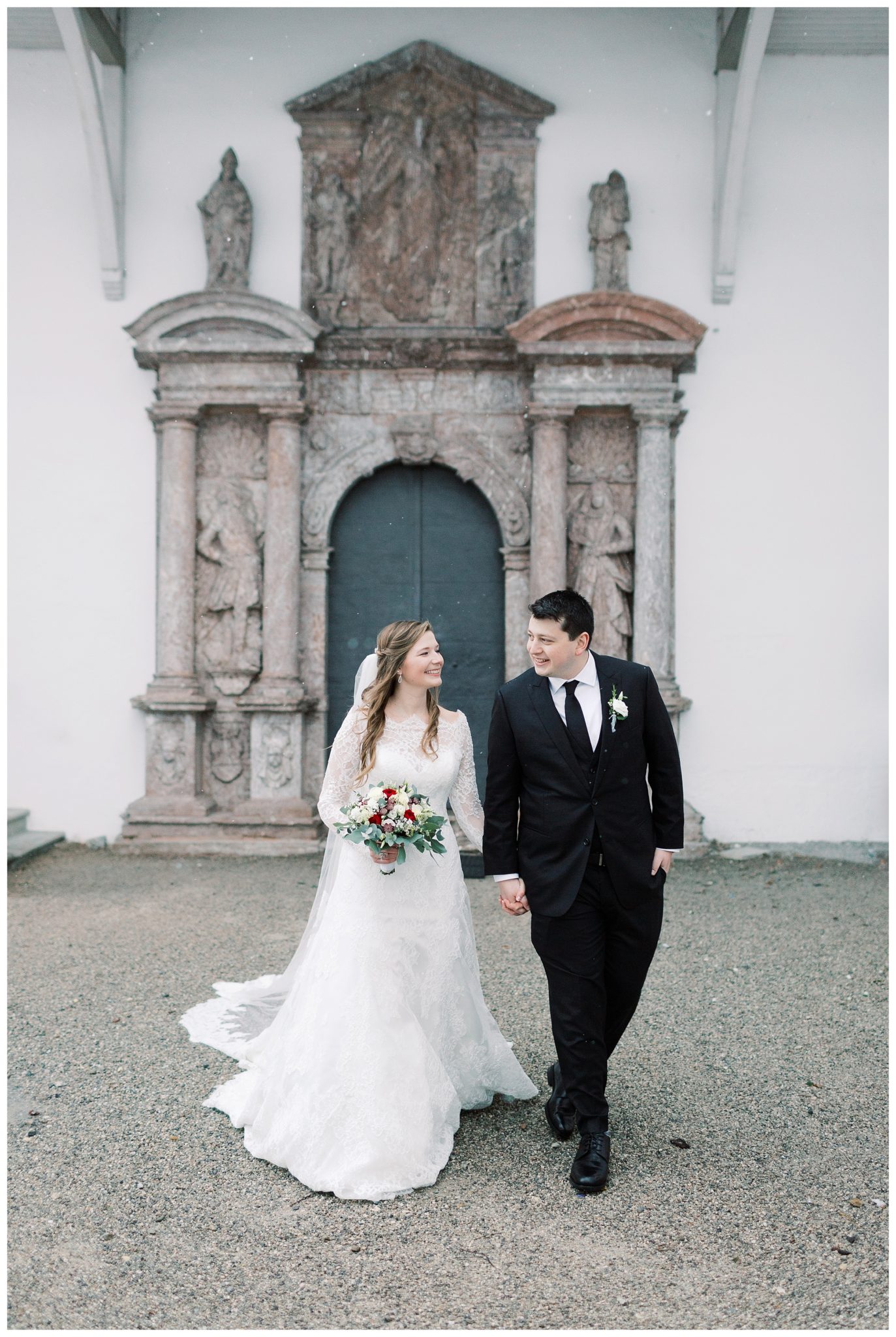 Austrian Winter Wedding | Kartause Charterhouse Wedding | Elizabeth and ...
