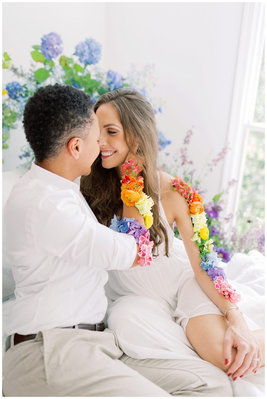 LGBTQ Pride Celebration Shoot | IVF Maternity Session | Lauren and ...