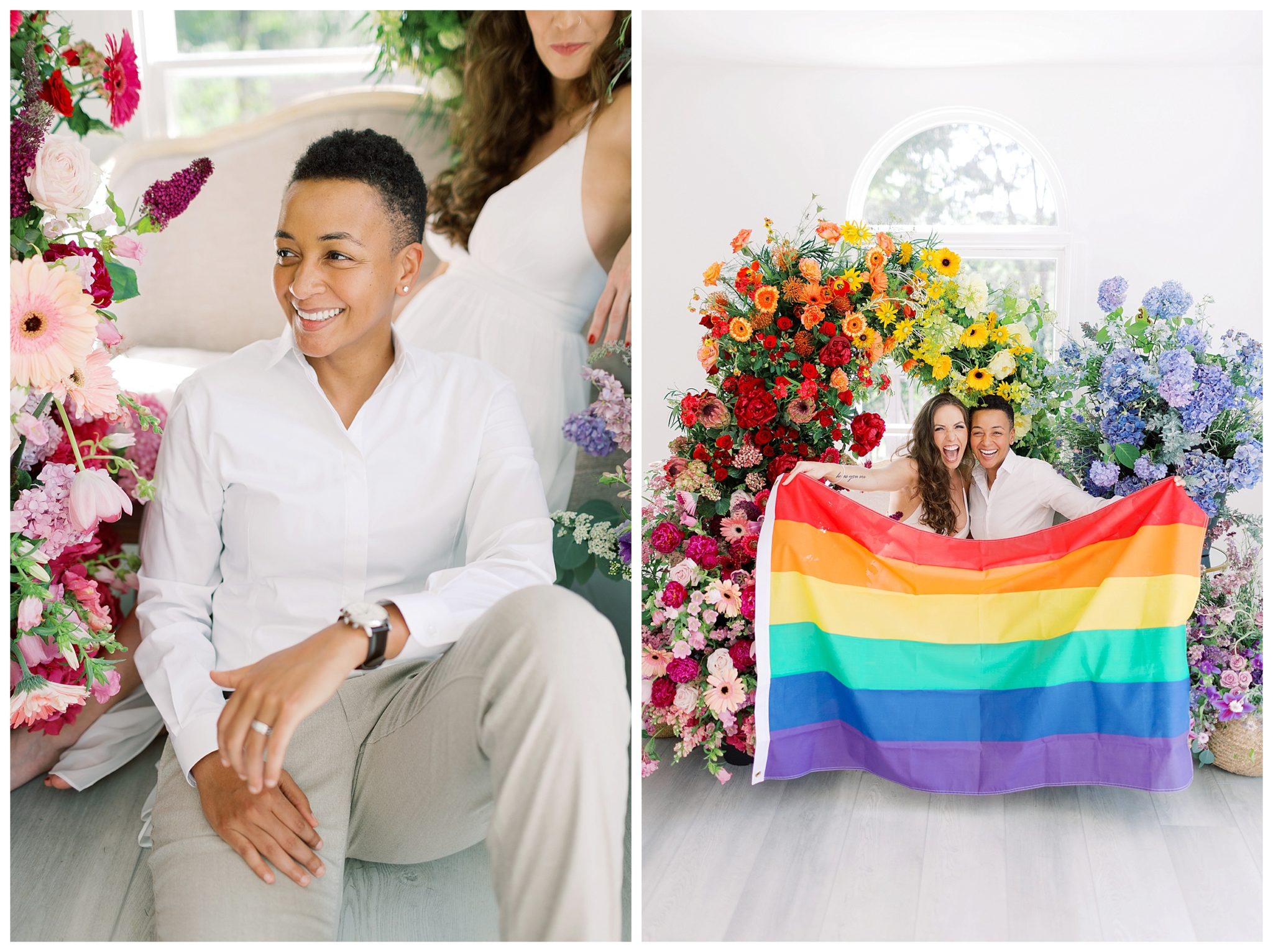 LGBTQ Pride Celebration Shoot | IVF Maternity Session | Lauren and ...
