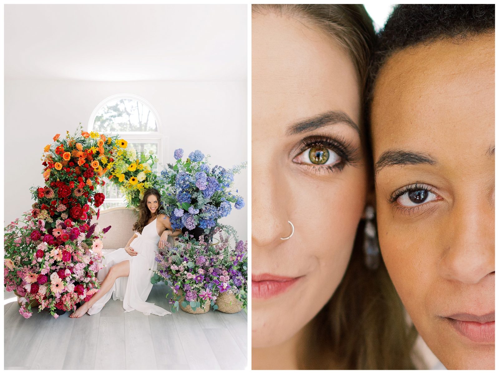 LGBTQ Pride Celebration Shoot | IVF Maternity Session | Lauren and ...