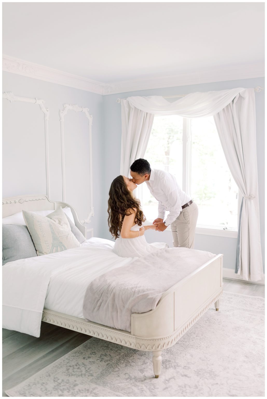 Maternity Boudoir Session | IVF Story | Lauren and Amanda - kir2ben.com