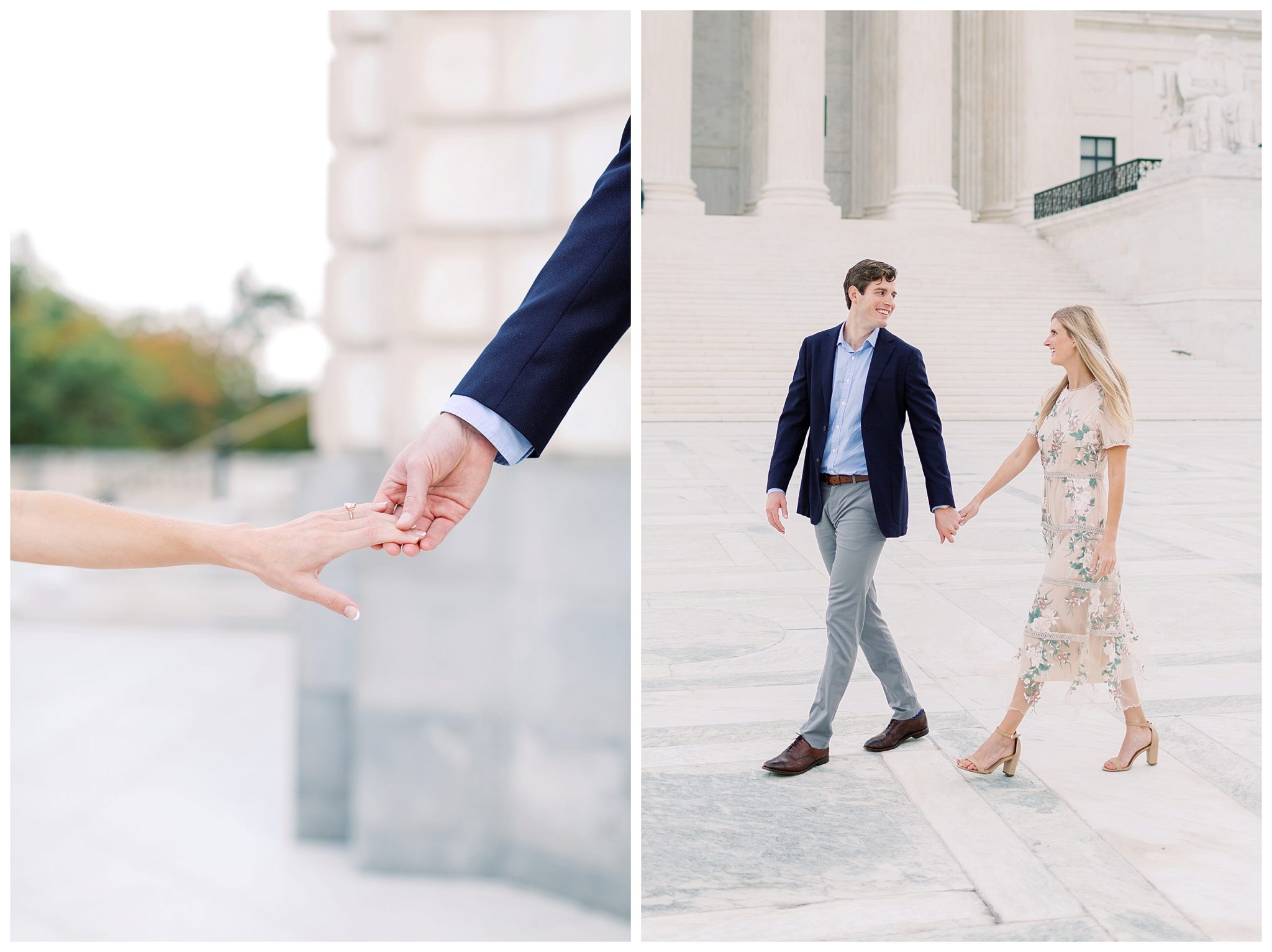 Elegant DC Engagement Session | Supreme Court Engagement Pictures ...