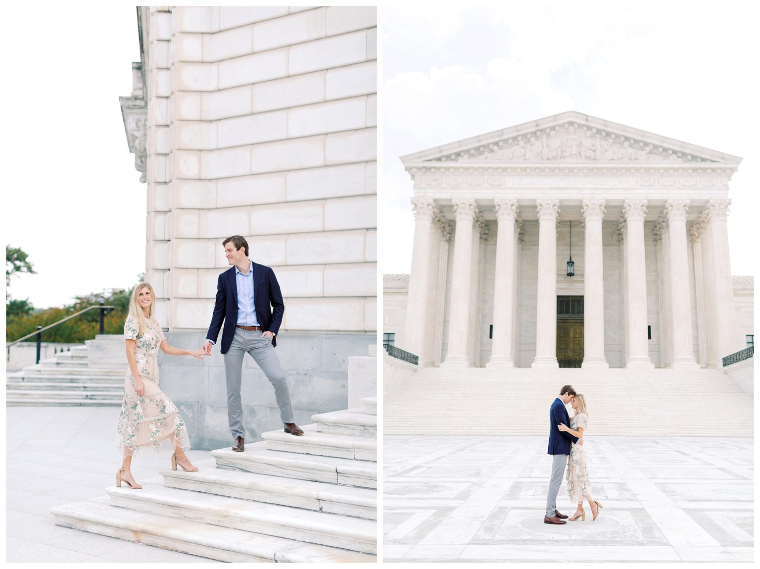 Elegant DC Engagement Session | Supreme Court Engagement Pictures ...
