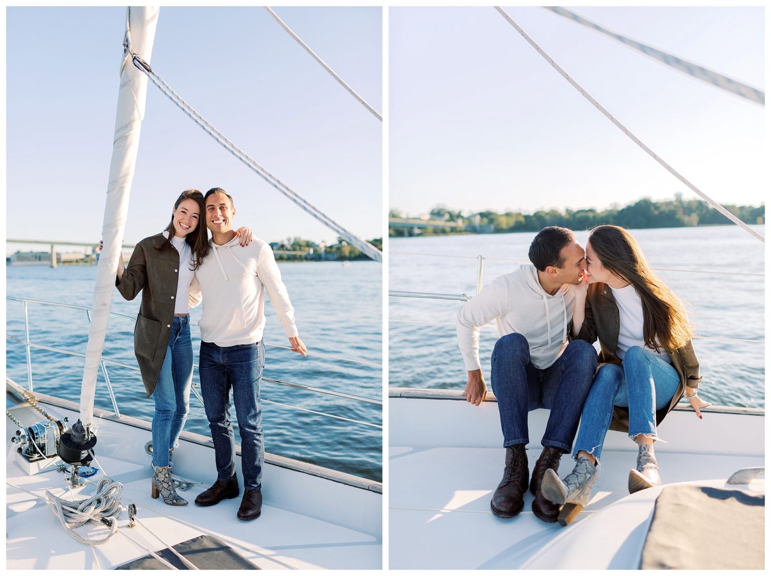 Surprise Boat Proposal | Annapolis Sailboat Proposal | Kate and George ...