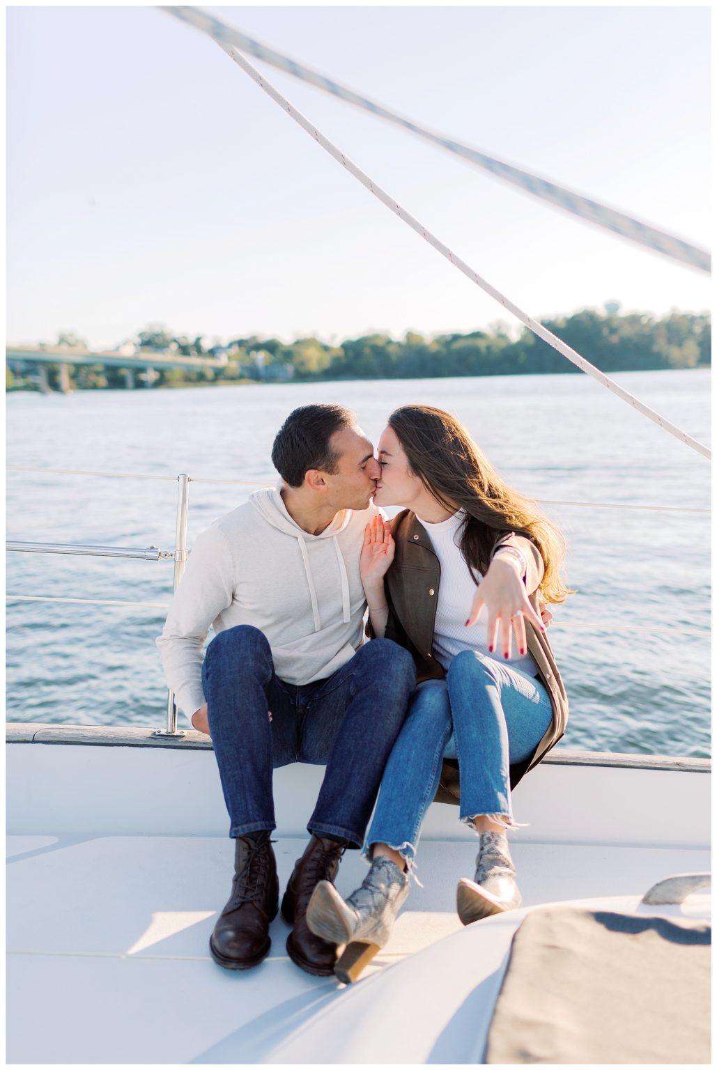 Surprise Boat Proposal | Annapolis Sailboat Proposal | Kate and George ...