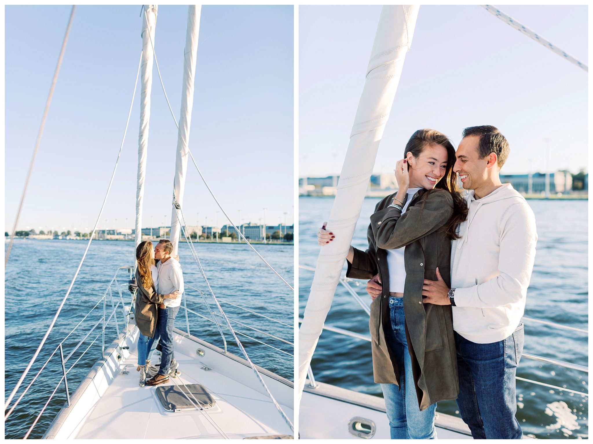 Surprise Boat Proposal | Annapolis Sailboat Proposal | Kate and George ...