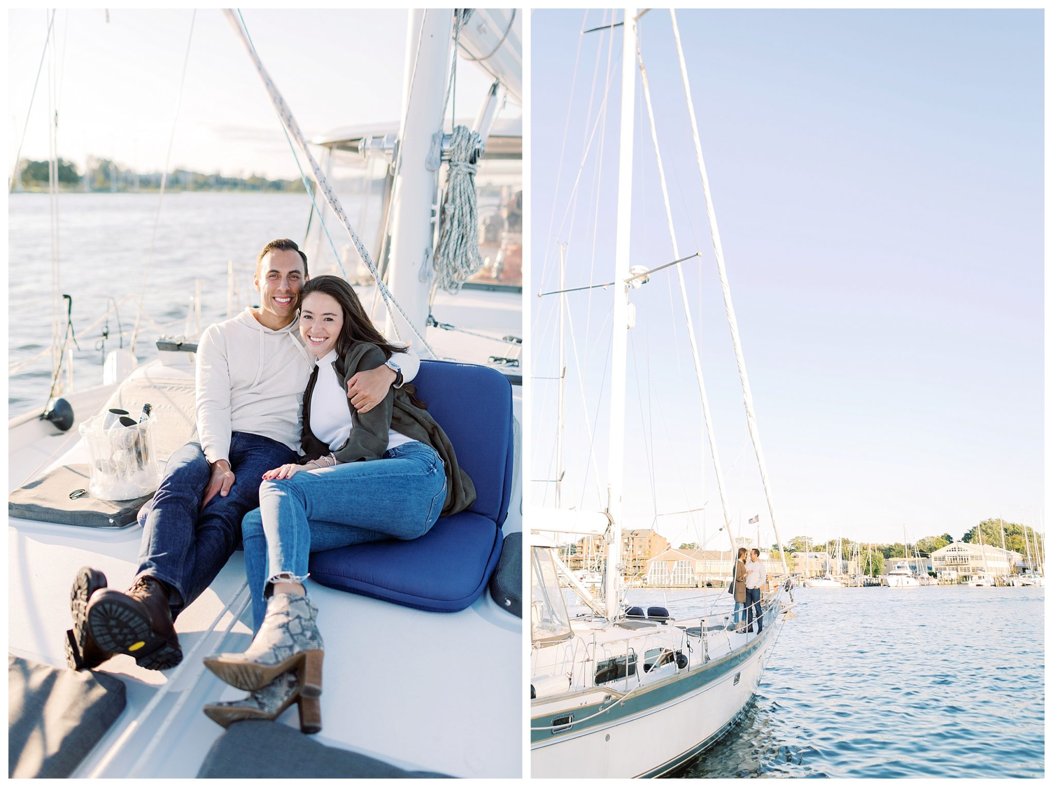 Surprise Boat Proposal | Annapolis Sailboat Proposal | Kate and George ...