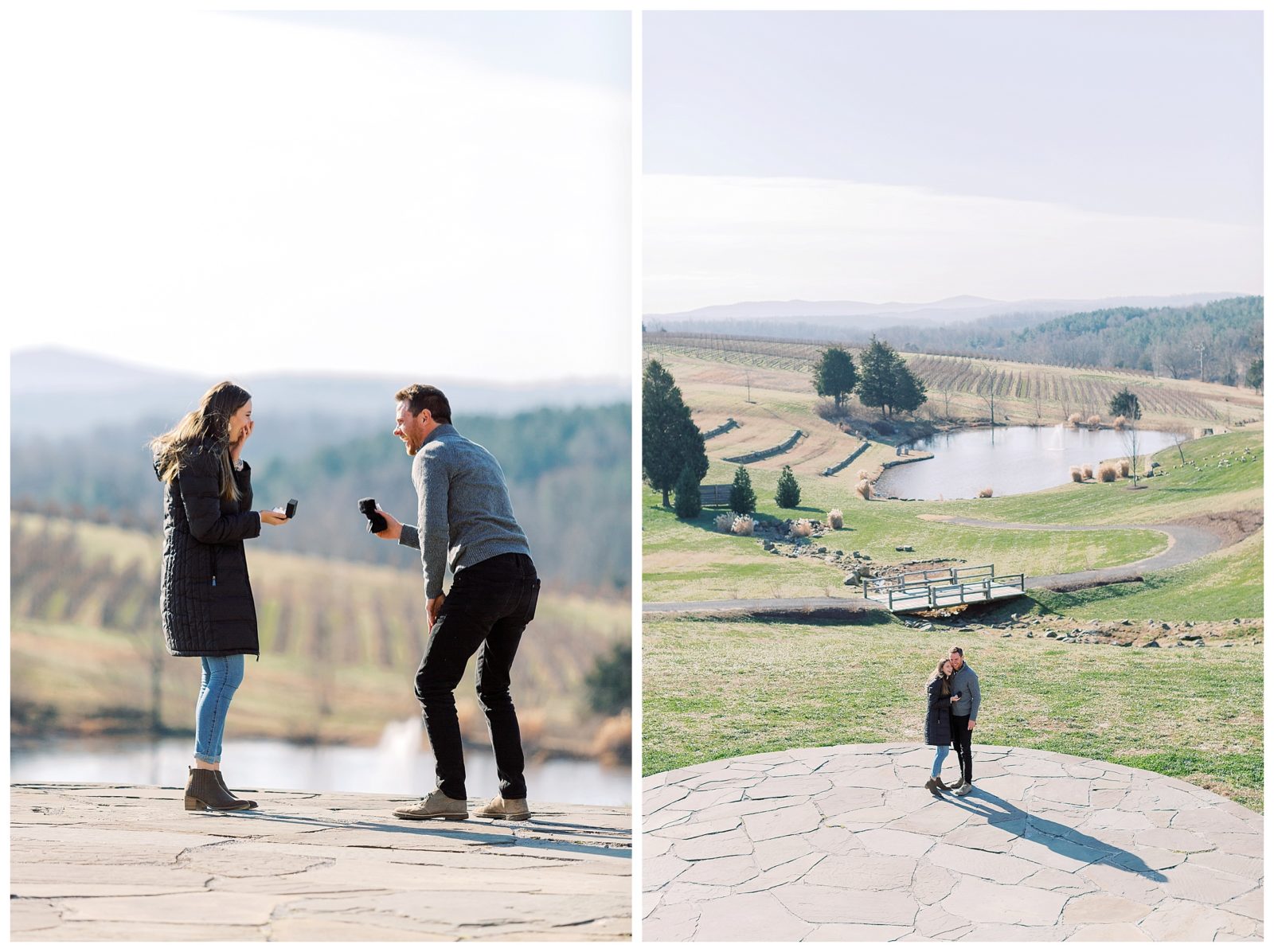 Stone Tower Winery Proposal | Virginia Wedding Proposal Photos | Ryan ...
