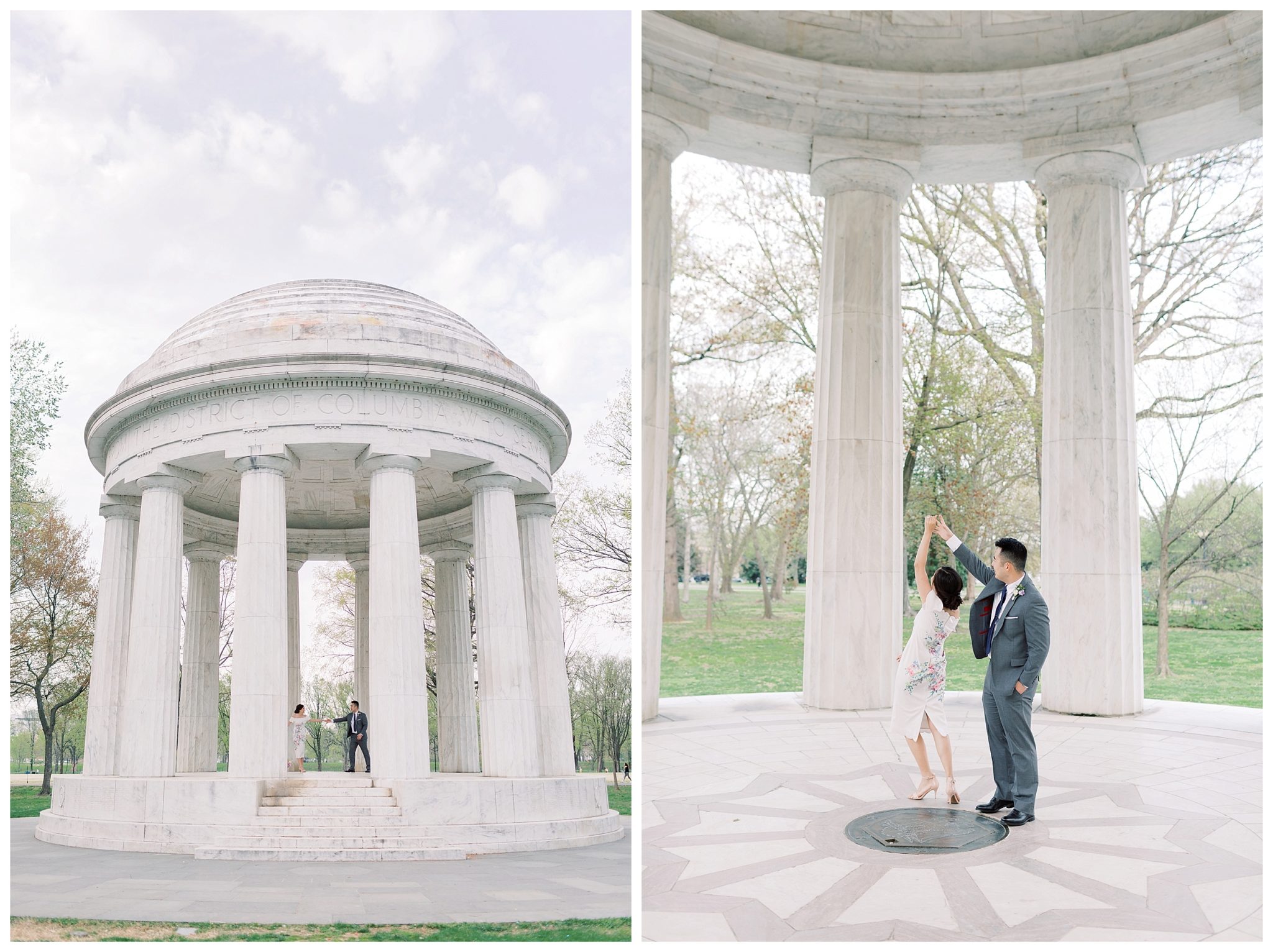 DC War Memorial Wedding | National Mall Wedding Photos | DC Wedding ...