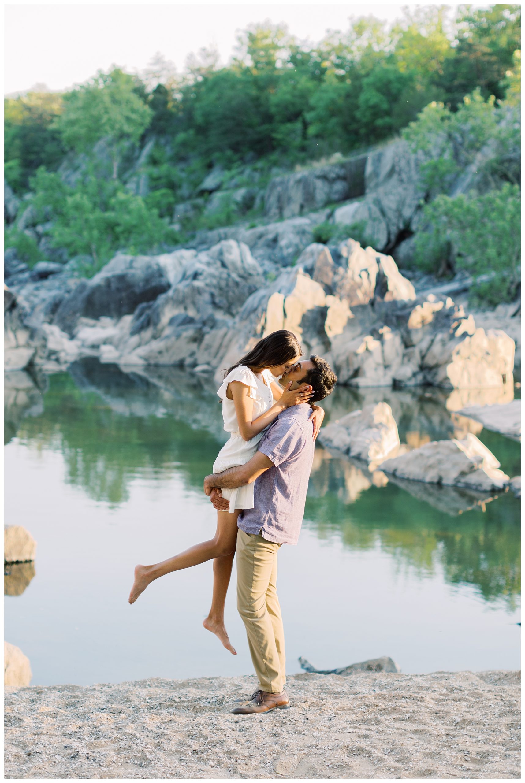Great Falls Engagement Session | Beach Engagement Session | Maryland ...