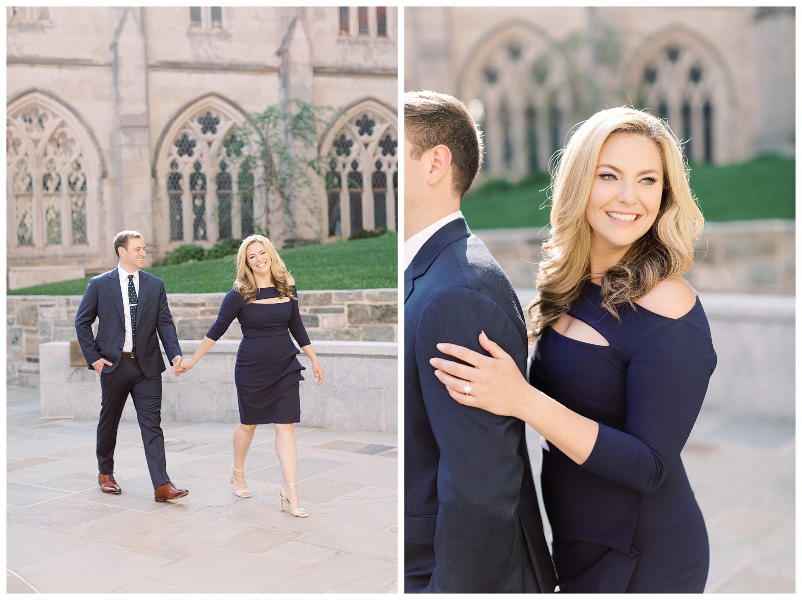 Washington National Cathedral Engagement Session | DC Church Engagement ...