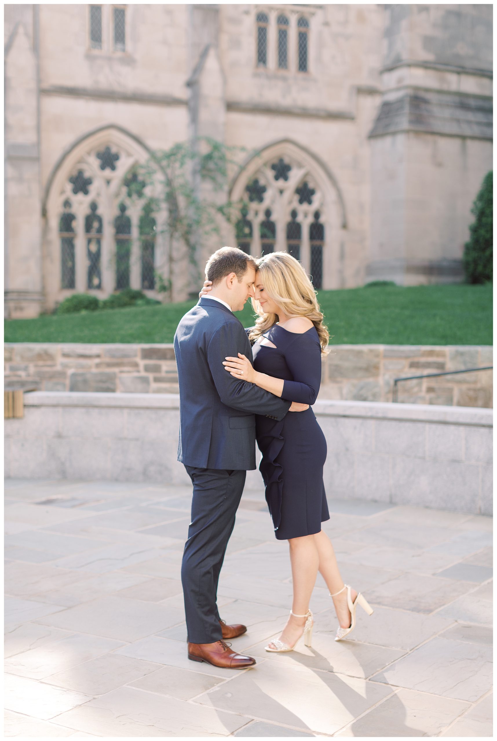 Washington National Cathedral Engagement Session | DC Church Engagement ...