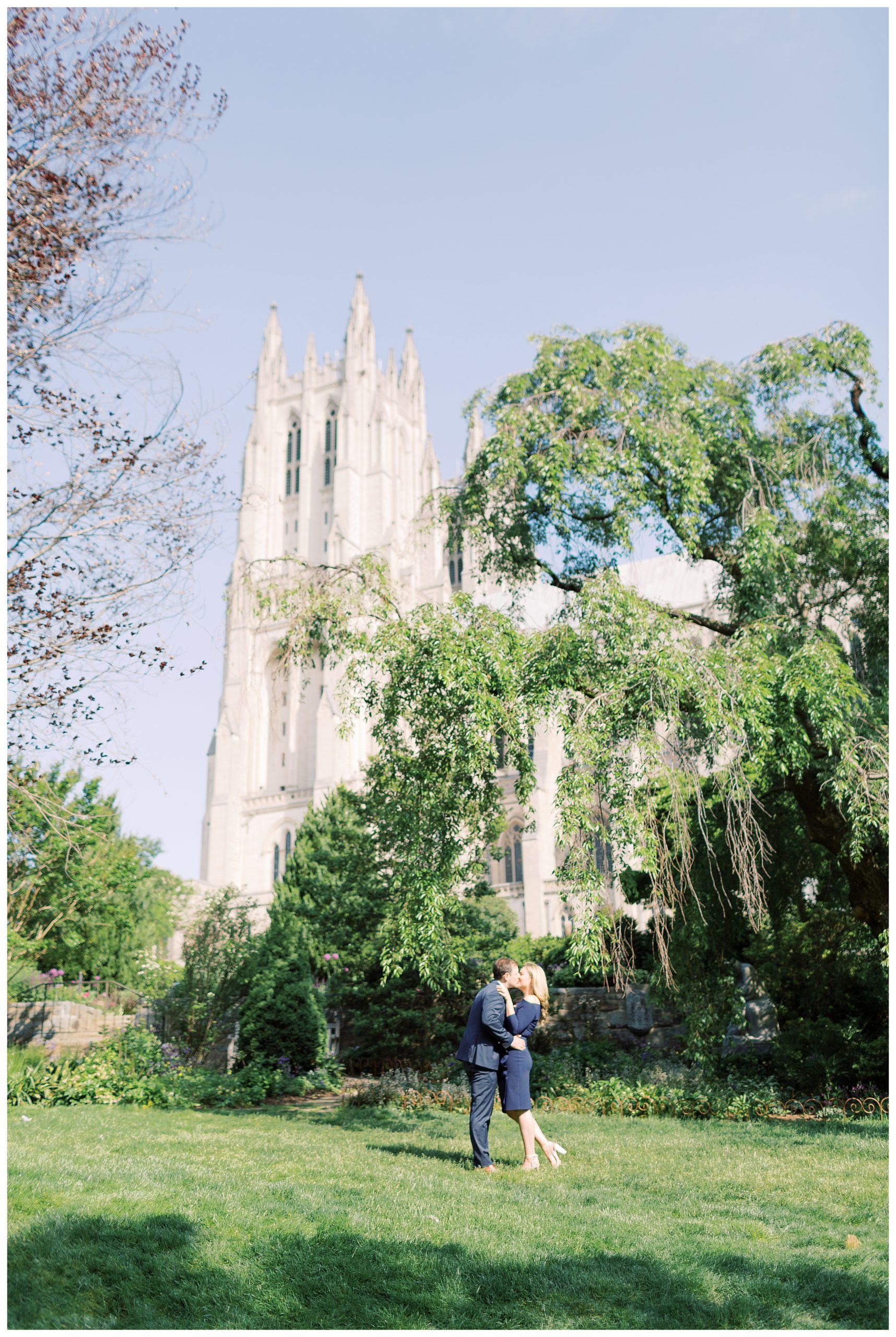 Washington National Cathedral Engagement Session | DC Church Engagement ...