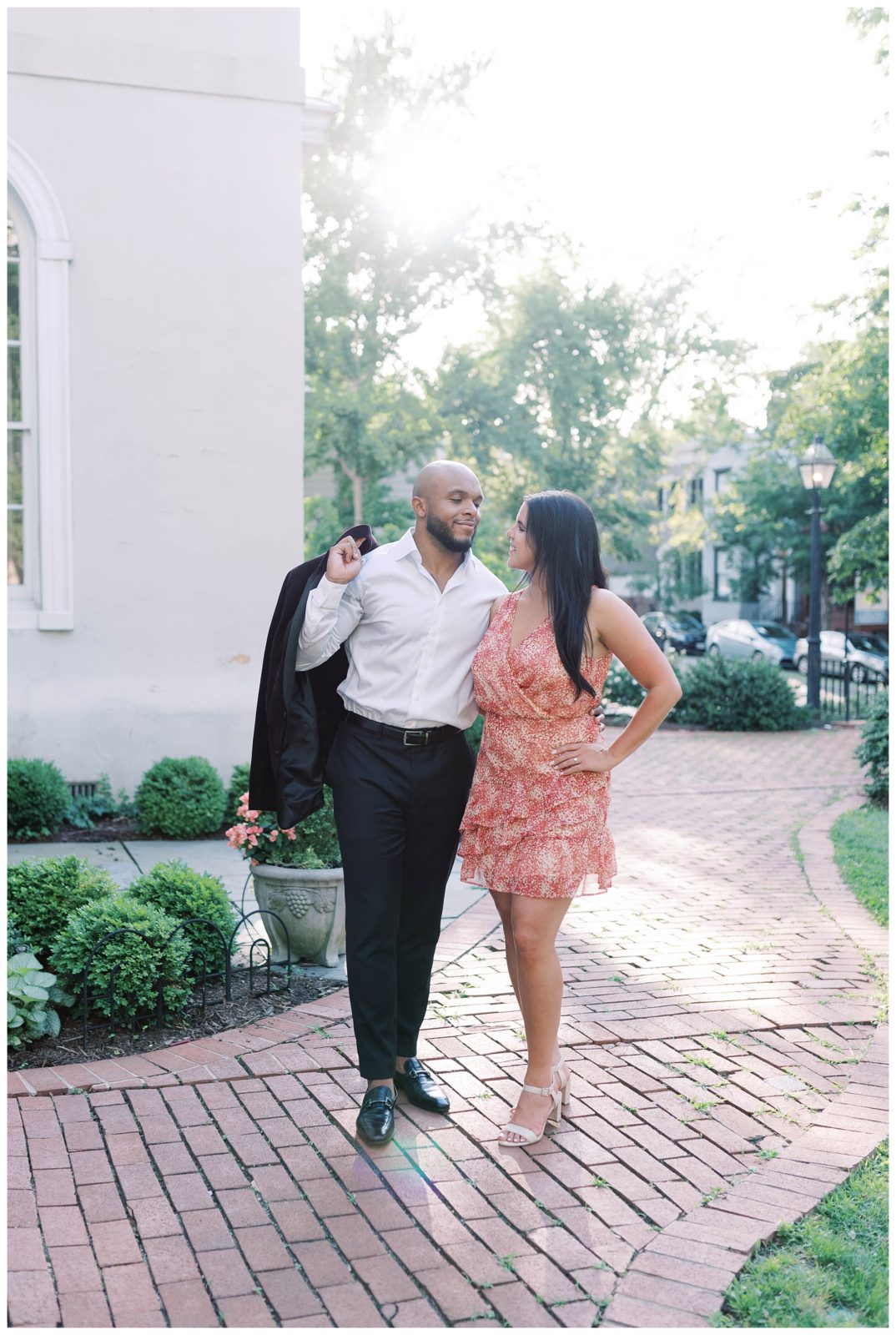 Georgetown Engagement Session | Washington DC Cityscape Engagement ...