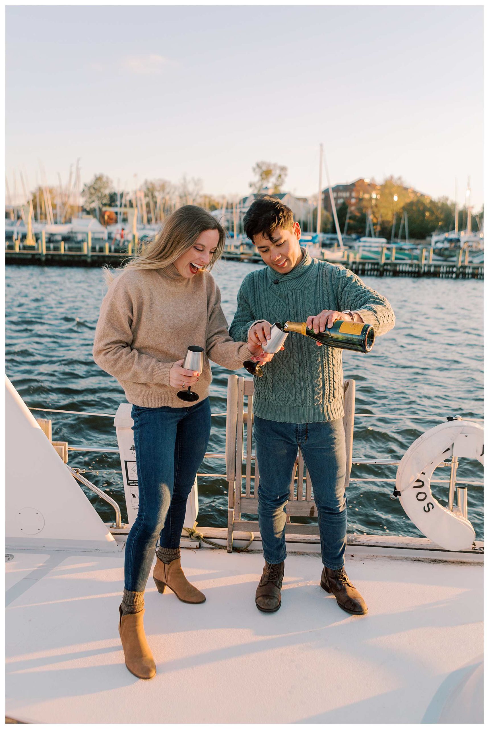 Sailboat Proposal | Annapolis Boat Proposal | Nick and Jayme - kir2ben.com