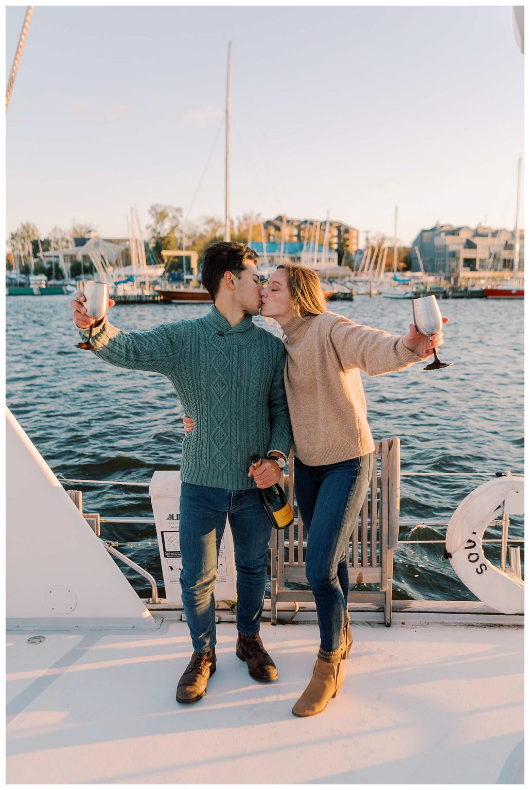 Sailboat Proposal | Annapolis Boat Proposal | Nick and Jayme - kir2ben.com