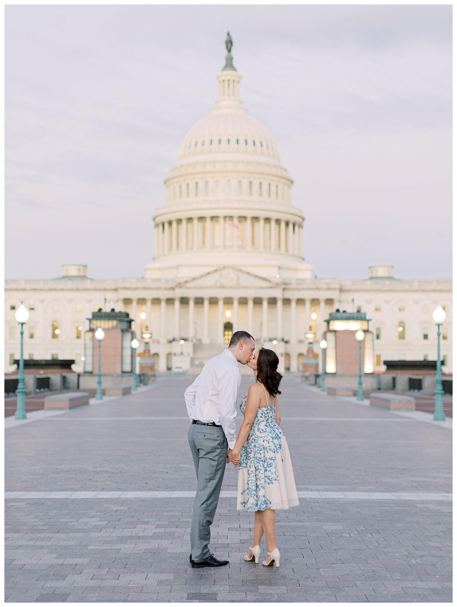 DC Capitol Engagement Session | Capitol Hill Engagement Pictures | Classic DC Engagement Maria ...