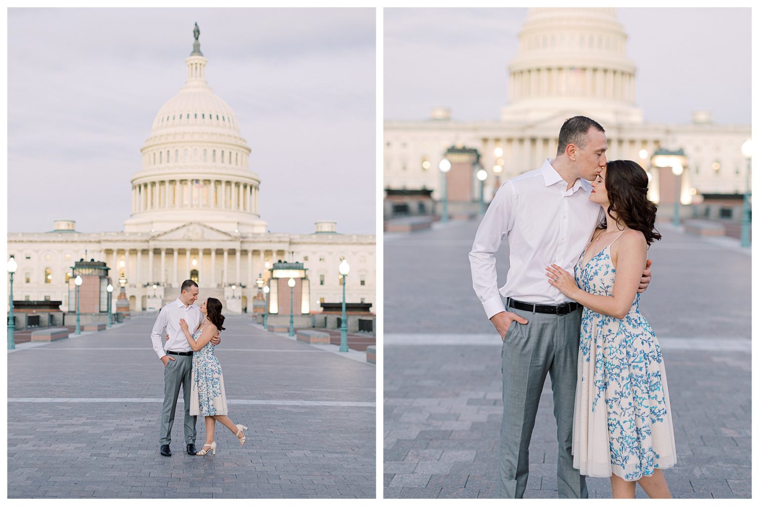 DC Capitol Engagement Session | Capitol Hill Engagement Pictures | Classic DC Engagement Maria ...