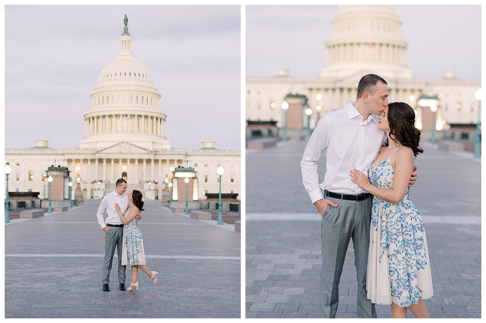 DC Capitol Engagement Session | Capitol Hill Engagement Pictures | Classic DC Engagement Maria ...