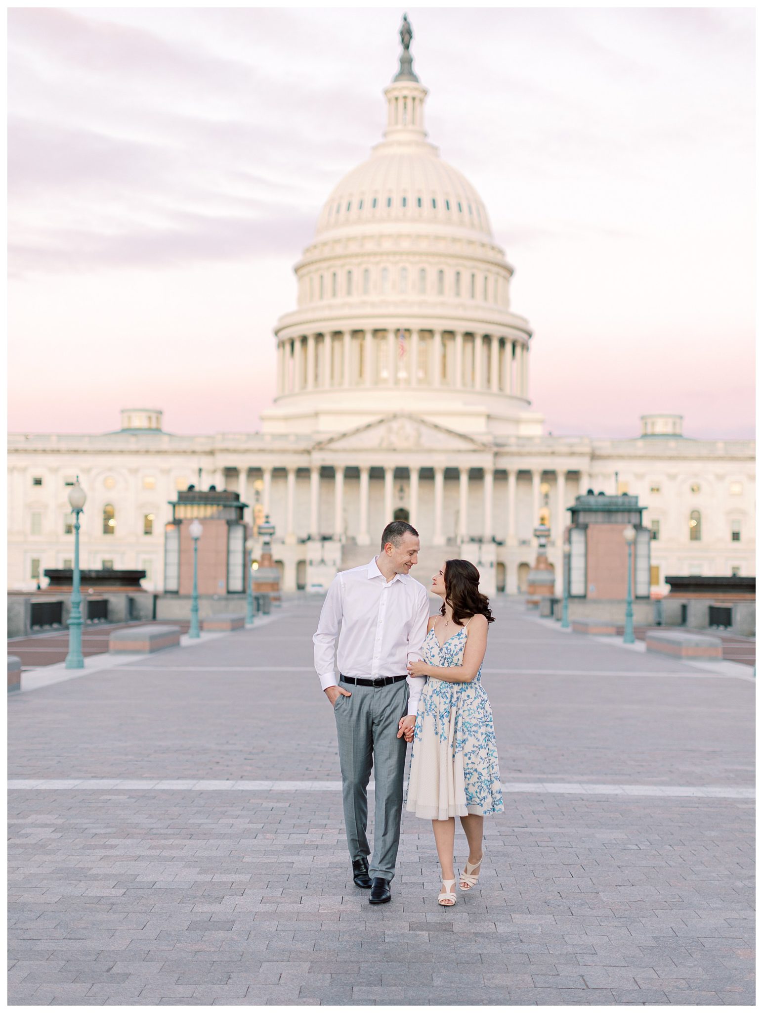 DC Capitol Engagement Session | Capitol Hill Engagement Pictures | Classic DC Engagement Maria ...