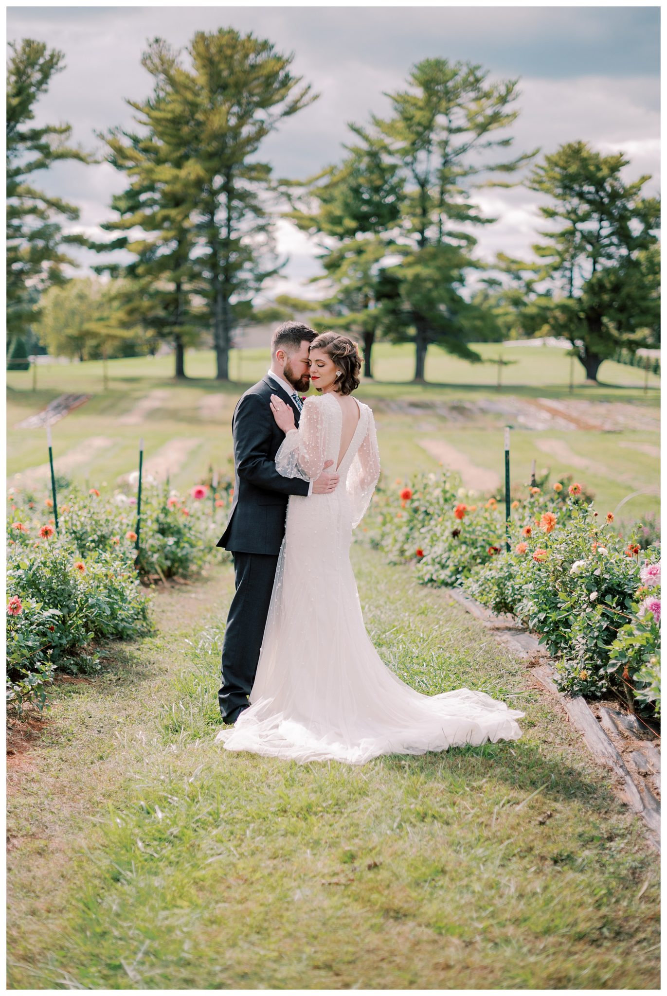 Hope Flower Farm Wedding | Virginia Estate Wedding | Sam and Trevor ...