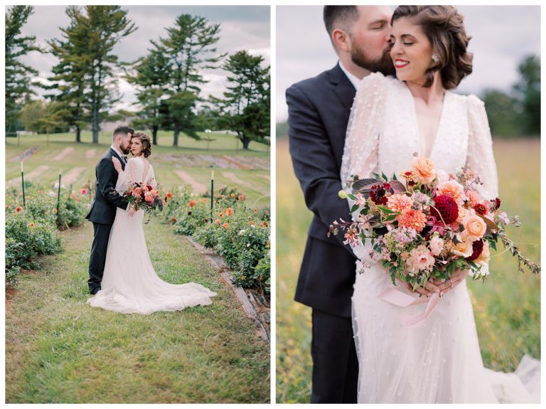 Hope Flower Farm Wedding | Virginia Estate Wedding | Sam and Trevor ...