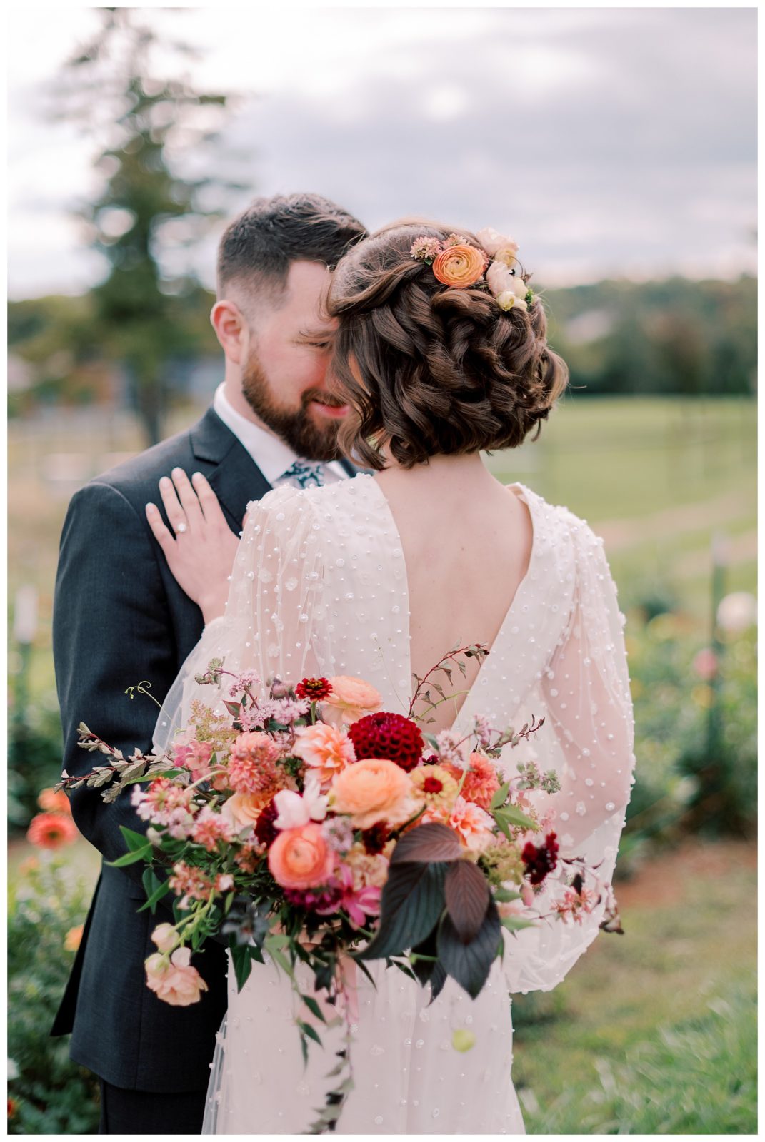 Hope Flower Farm Wedding | Virginia Estate Wedding | Sam and Trevor ...