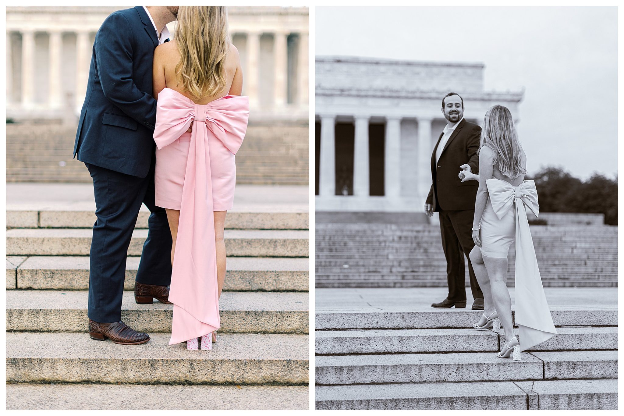 Preppy DC Engagement Session | Stylish National Mall Engagement Session ...