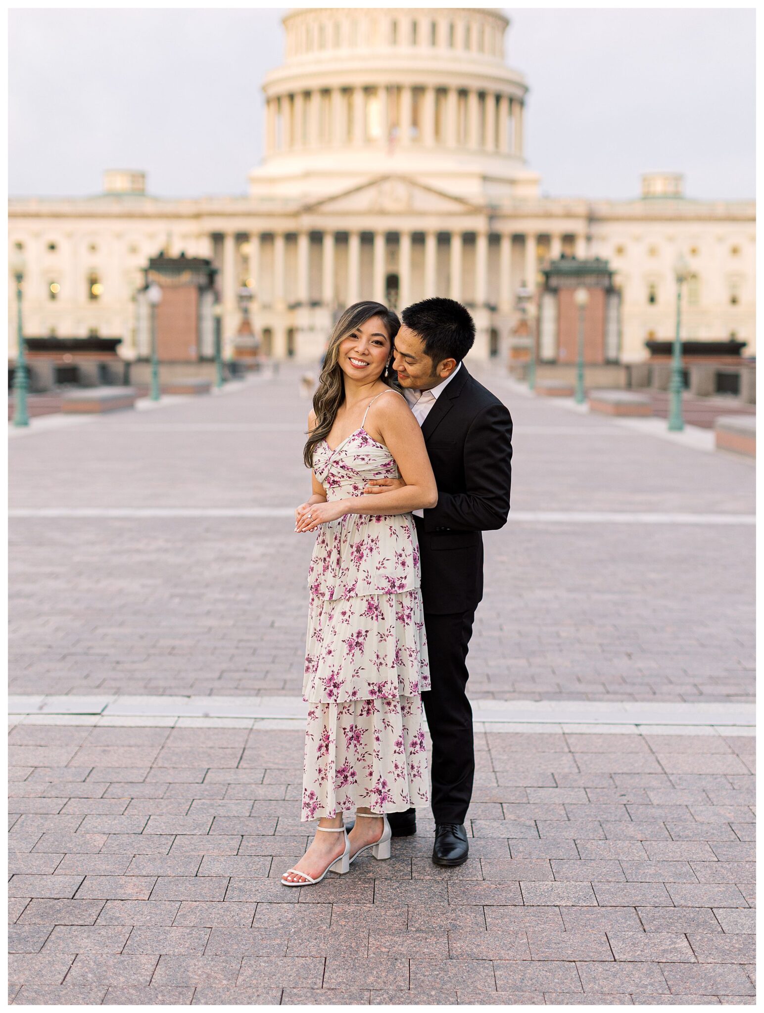Capitol Hill Engagement Session | DC Capitol Building Engagement | Jamie and Bryan - kir2ben.com