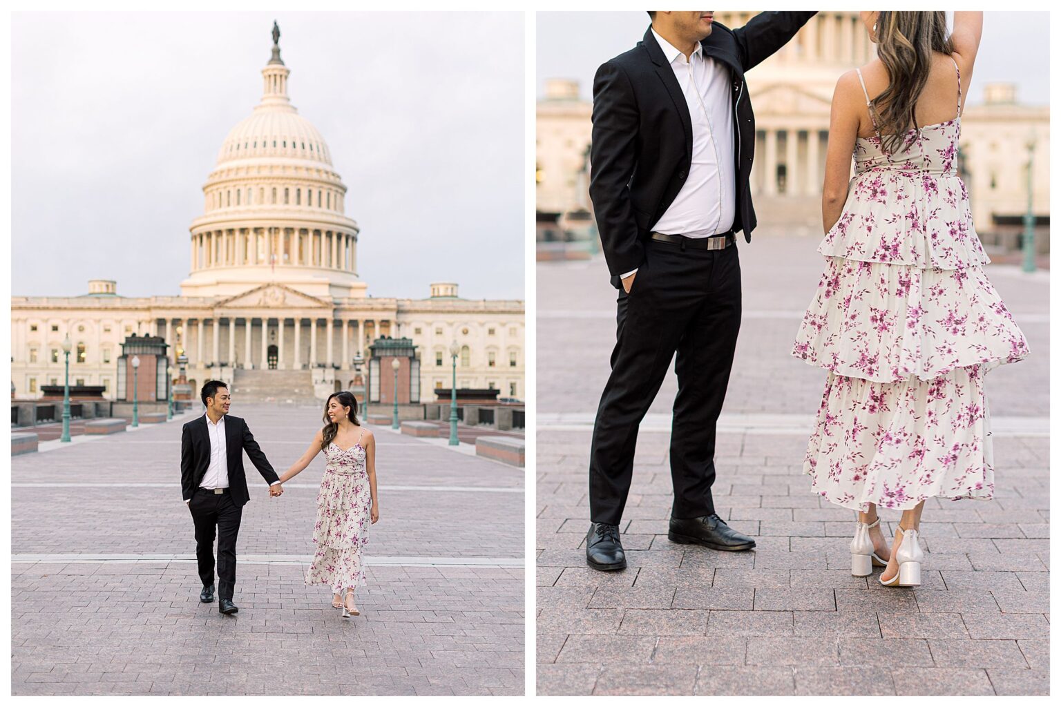 Capitol Hill Engagement Session | DC Capitol Building Engagement | Jamie and Bryan - kir2ben.com