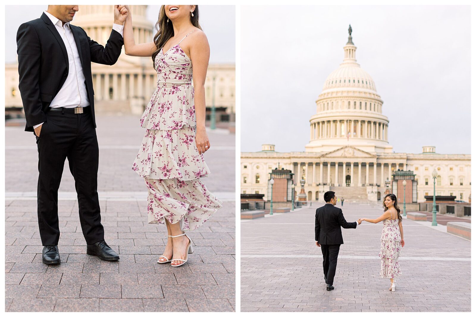 Capitol Hill Engagement Session | DC Capitol Building Engagement | Jamie and Bryan - kir2ben.com