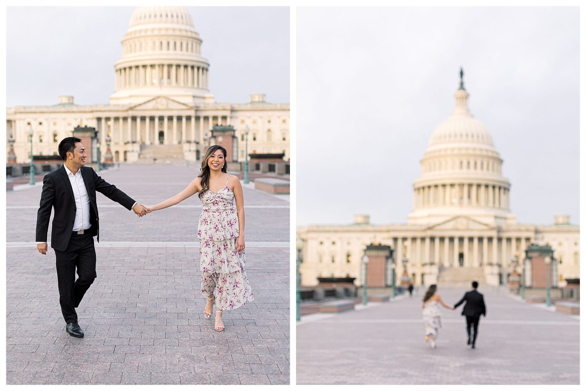 Capitol Hill Engagement Session | DC Capitol Building Engagement | Jamie and Bryan - kir2ben.com