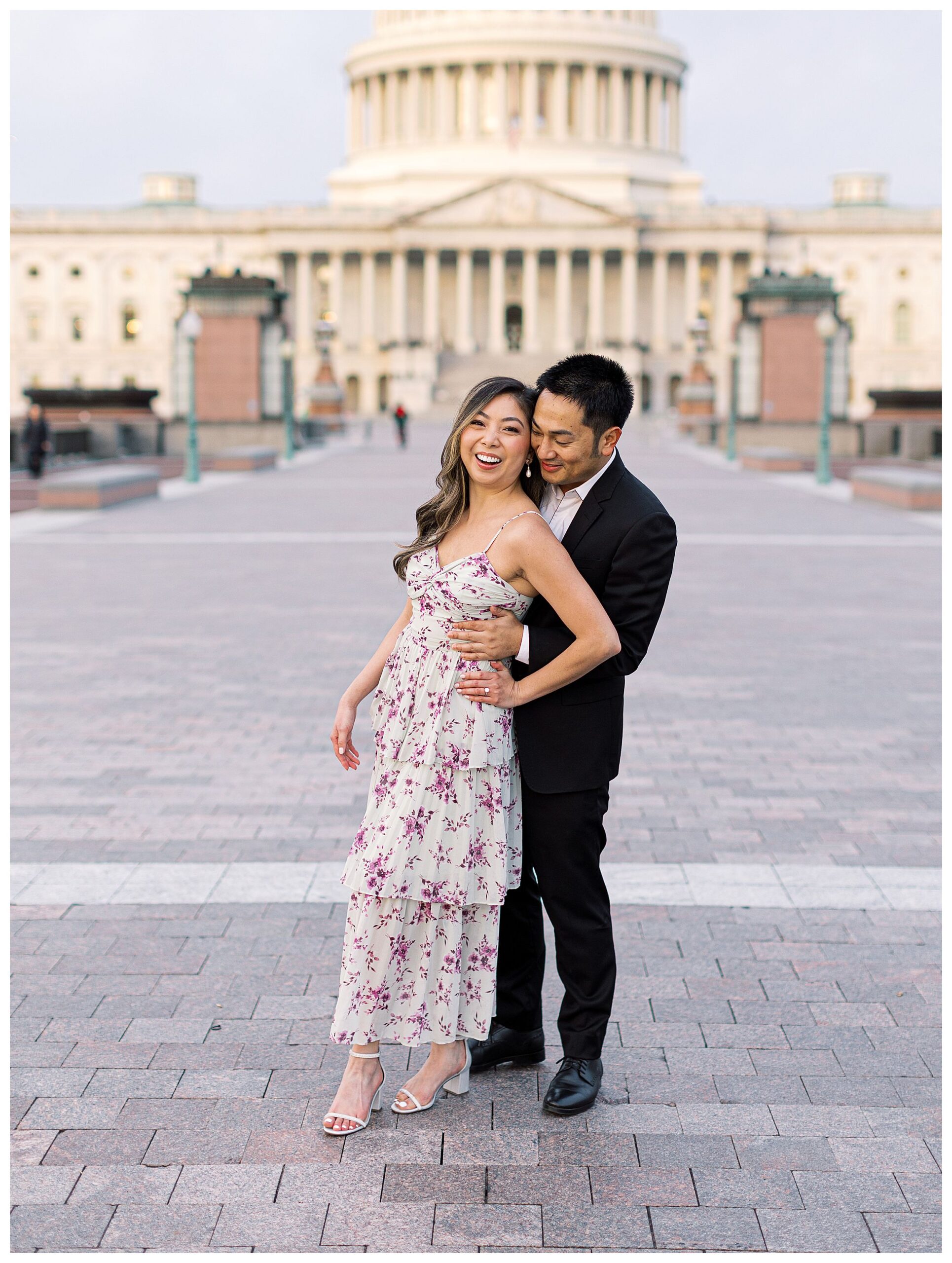 Capitol Hill Engagement Session | DC Capitol Building Engagement | Jamie and Bryan - kir2ben.com