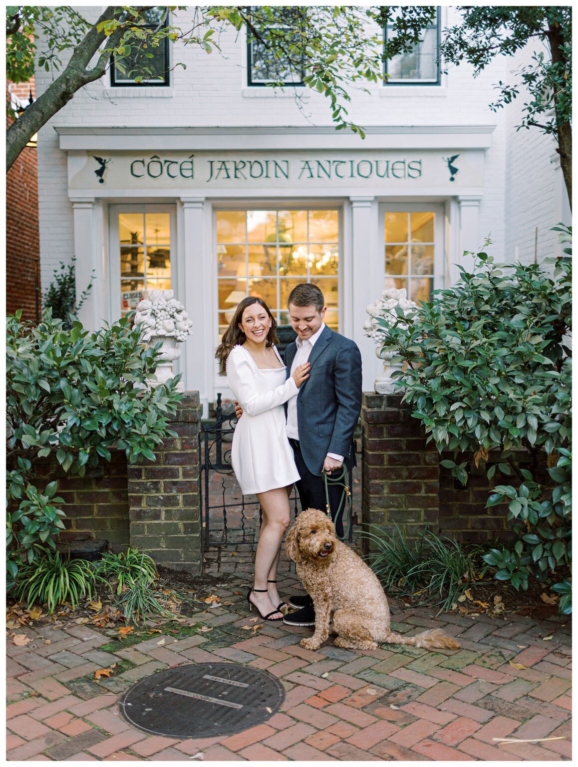 Georgetown DC Bar Engagement Session | Moody Anti-Bride Engagement ...