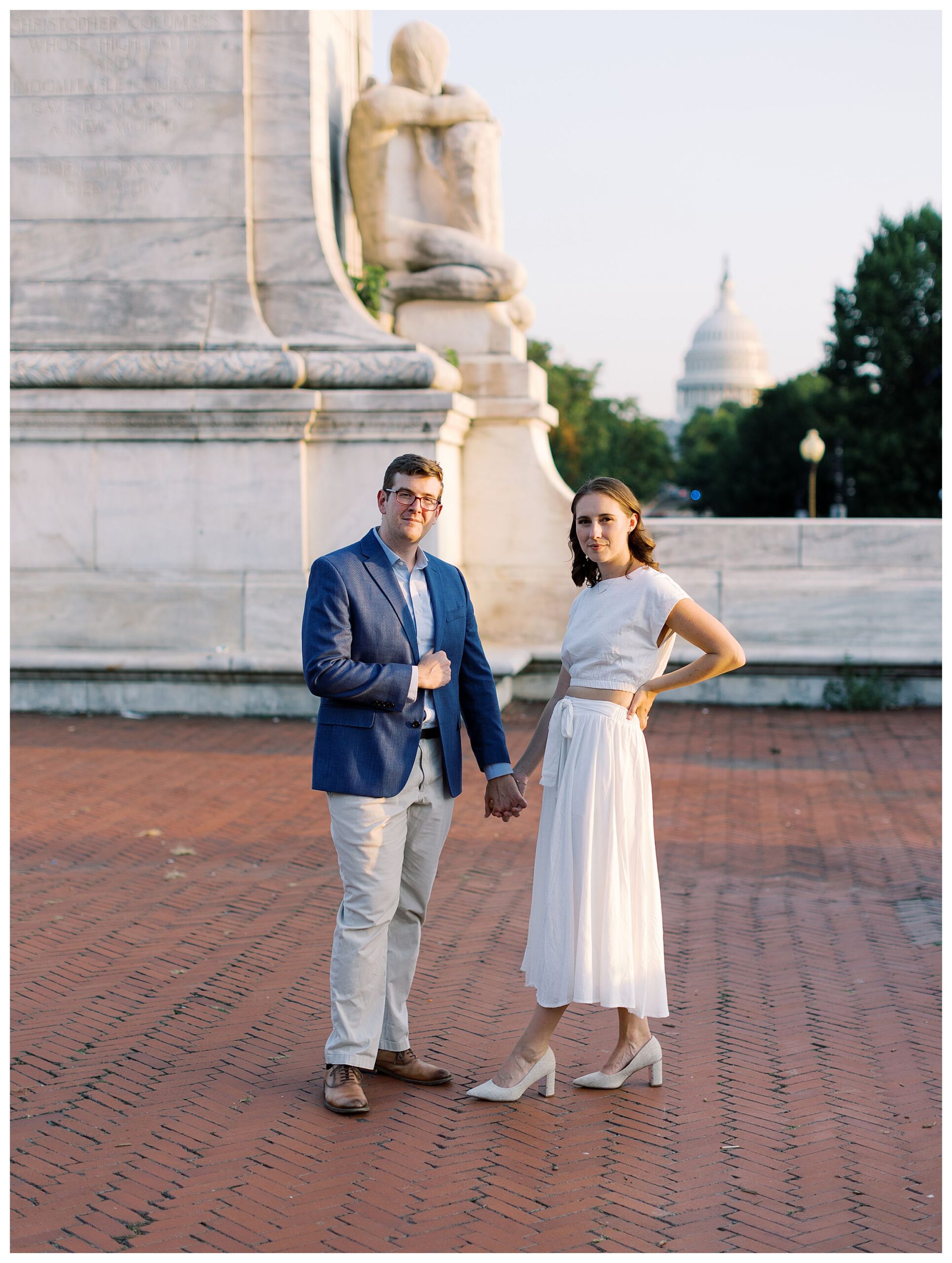 Meridian Hill Park Engagement Session | Malcoln X Park DC Engagement ...