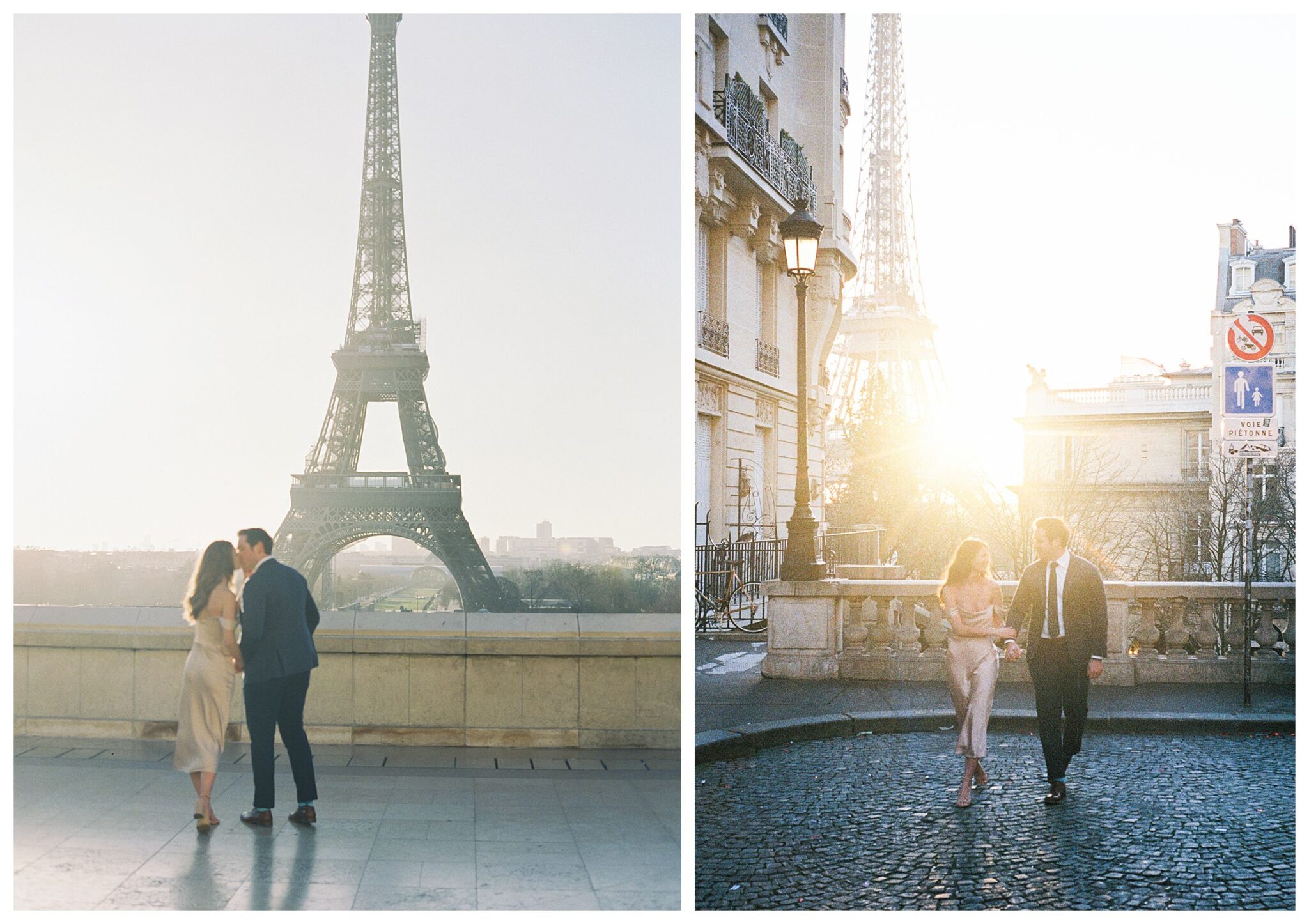 Paris Engagement Session | Trocadero French Engagement Photos | Abby ...