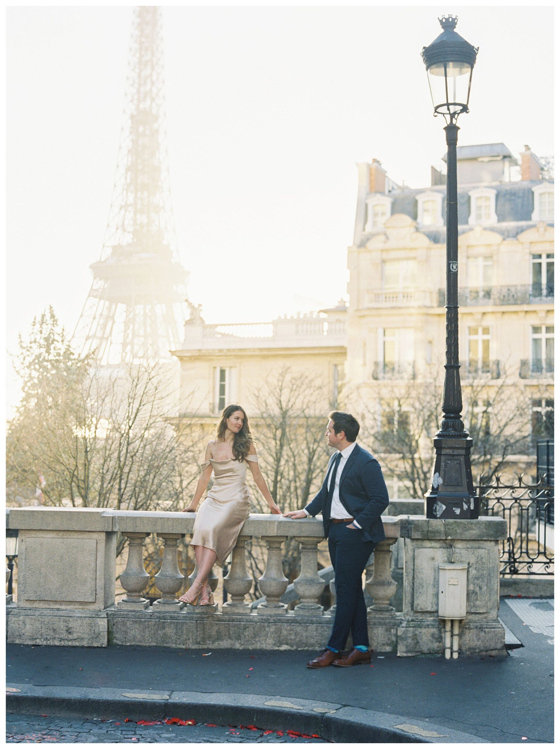 Paris Engagement Session | Trocadero French Engagement Photos | Abby ...