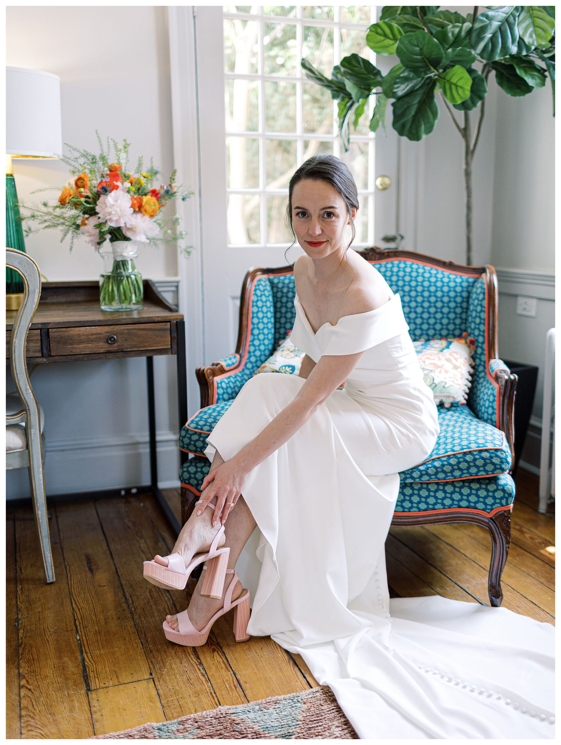 River Farm Wedding | Virginia Garden Wedding | Charming Colorful VA ...