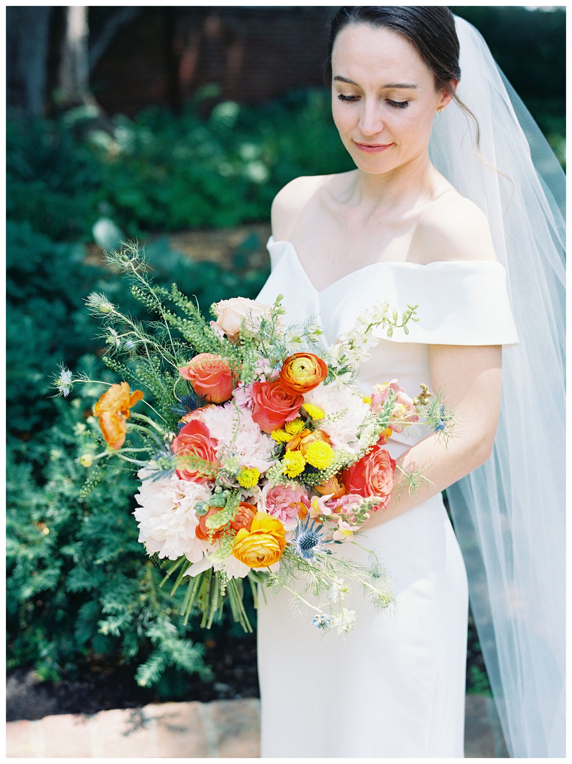 River Farm Wedding | Virginia Garden Wedding | Charming Colorful VA ...