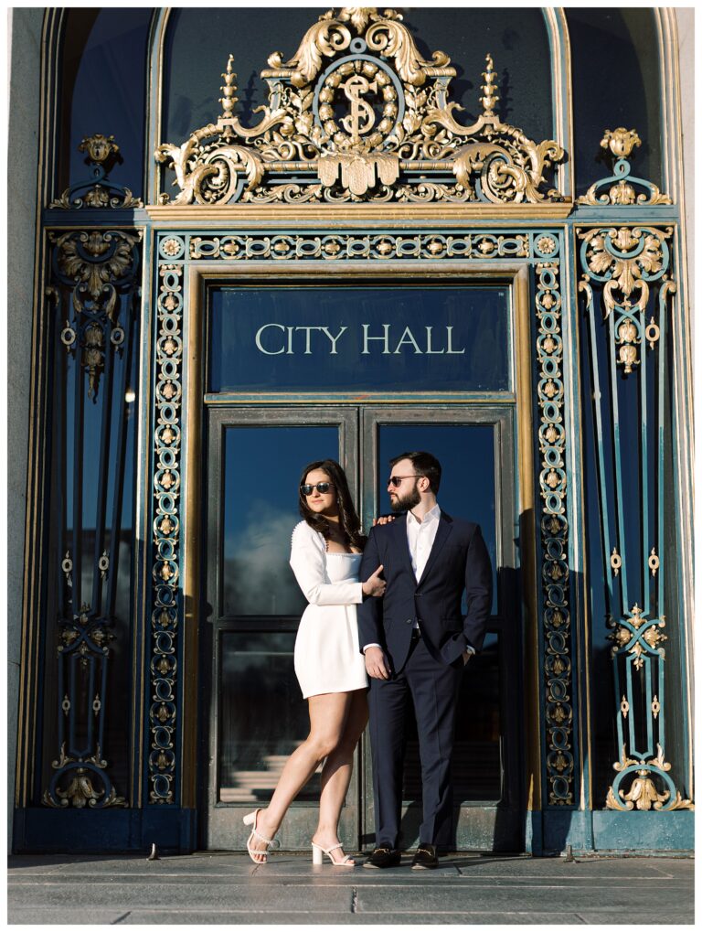 San Francisco City Hall Engagement Photos | California Elopement Photos ...
