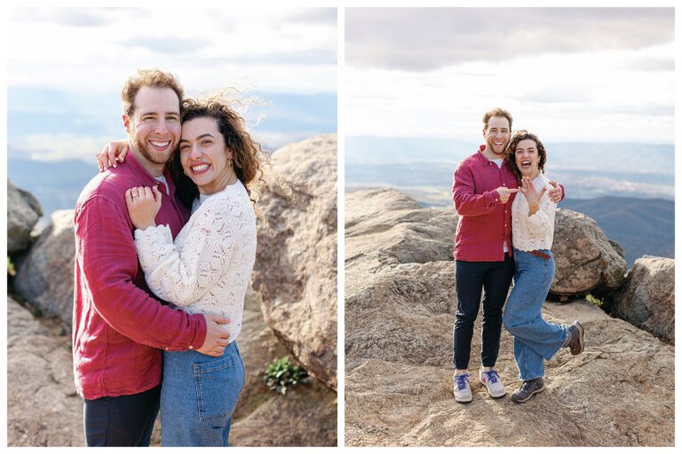 Shenandoah Hiking Proposal | Virginia Mountain Engagement Photos ...