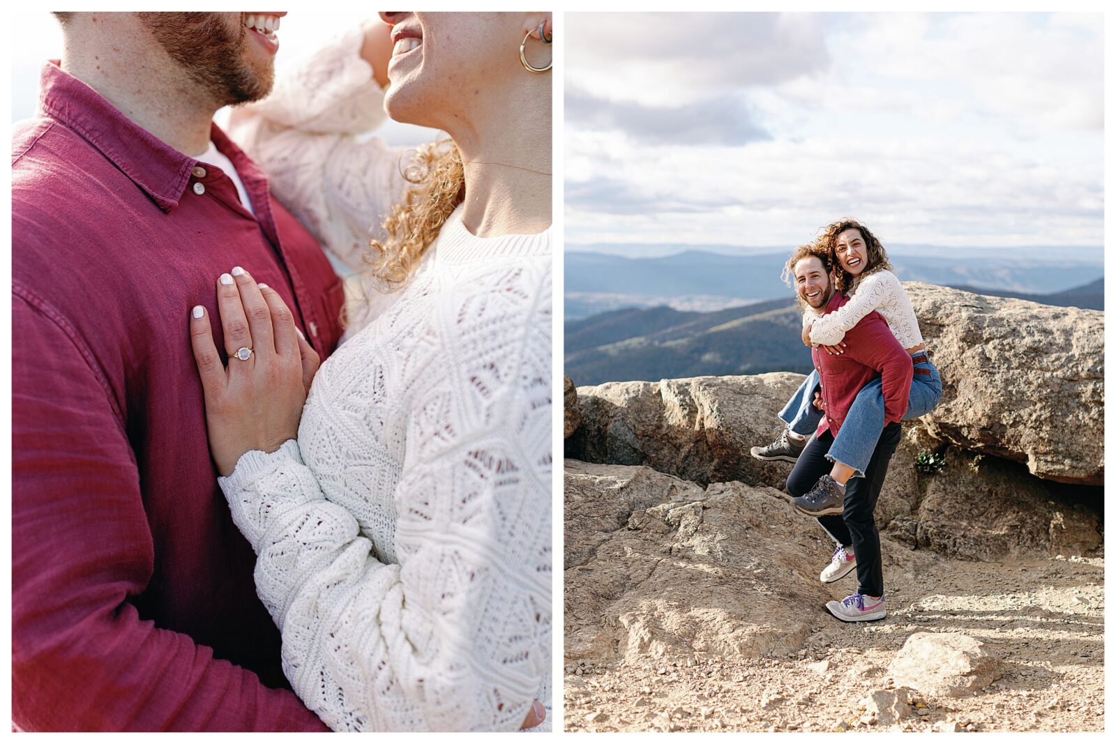 Shenandoah Hiking Proposal | Virginia Mountain Engagement Photos ...