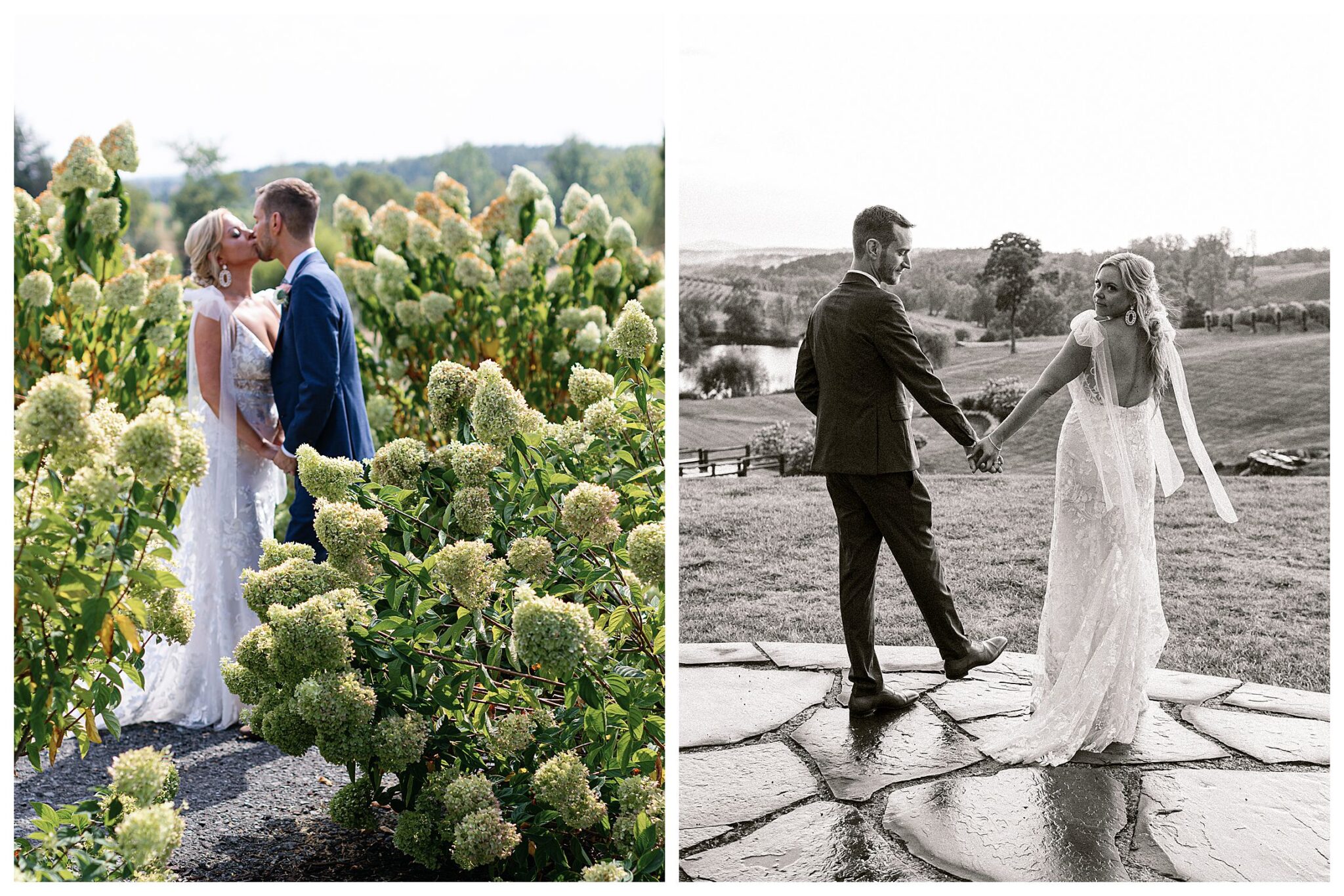 Stone Tower Winery Wedding | VA Pink Wedding | Late Summer Virginia ...
