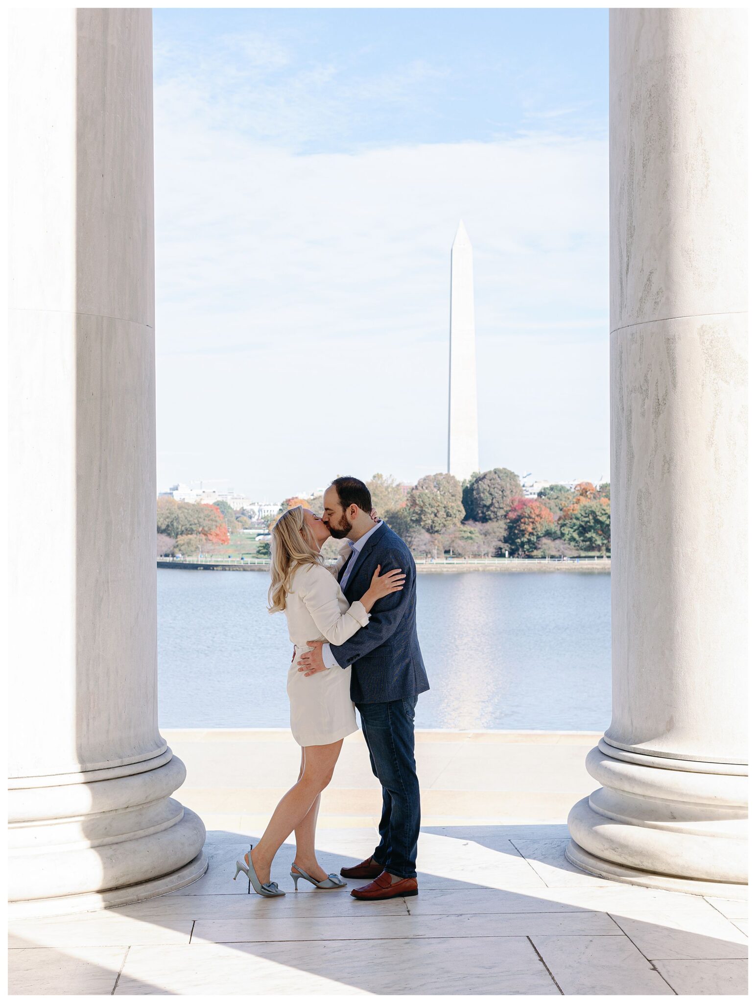 Sunrise DC Engagement | Jefferson Memorial Engagement | Tudor Place Engagement Photos | Alexa ...