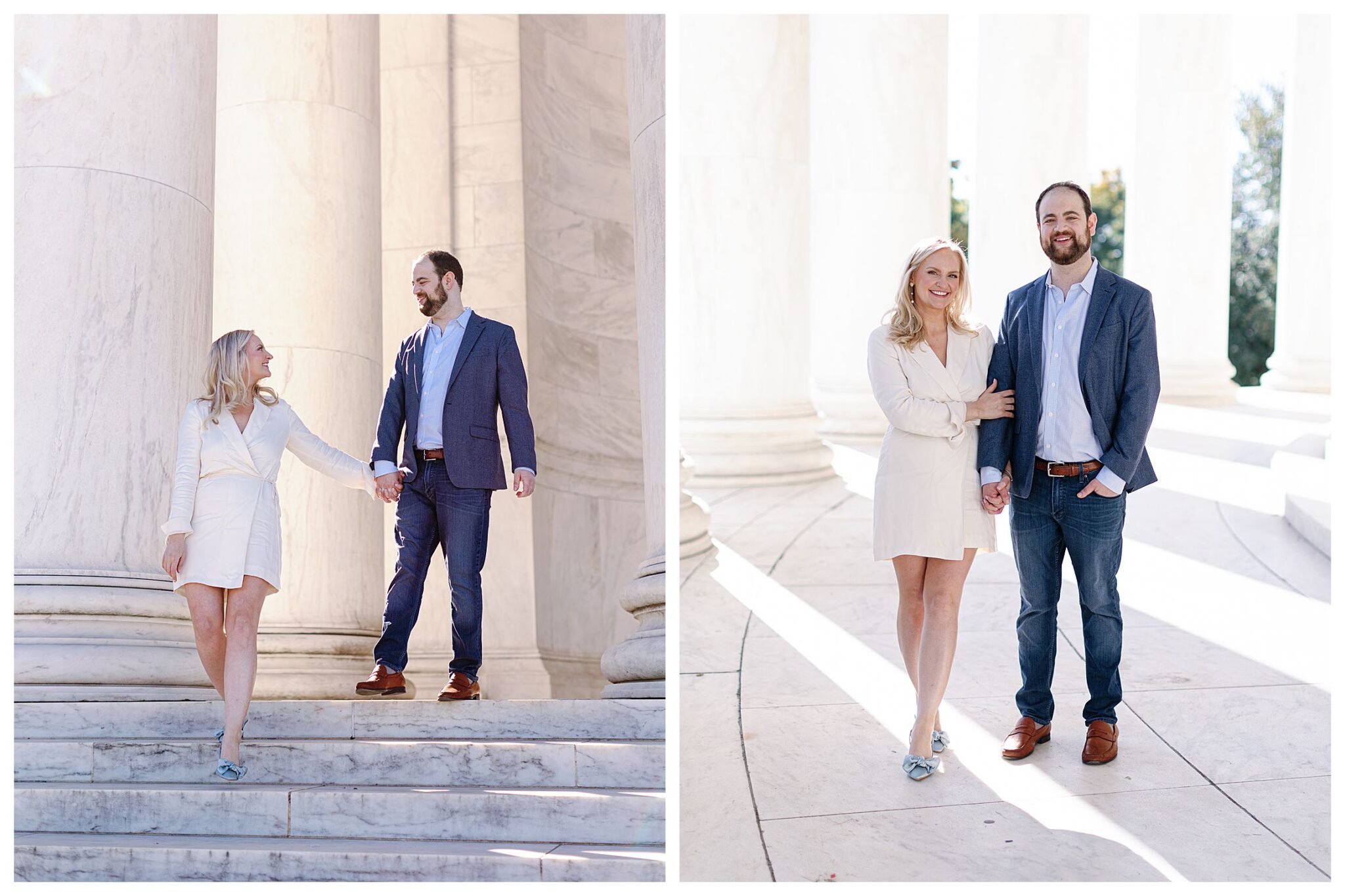 Sunrise DC Engagement | Jefferson Memorial Engagement | Tudor Place Engagement Photos | Alexa ...