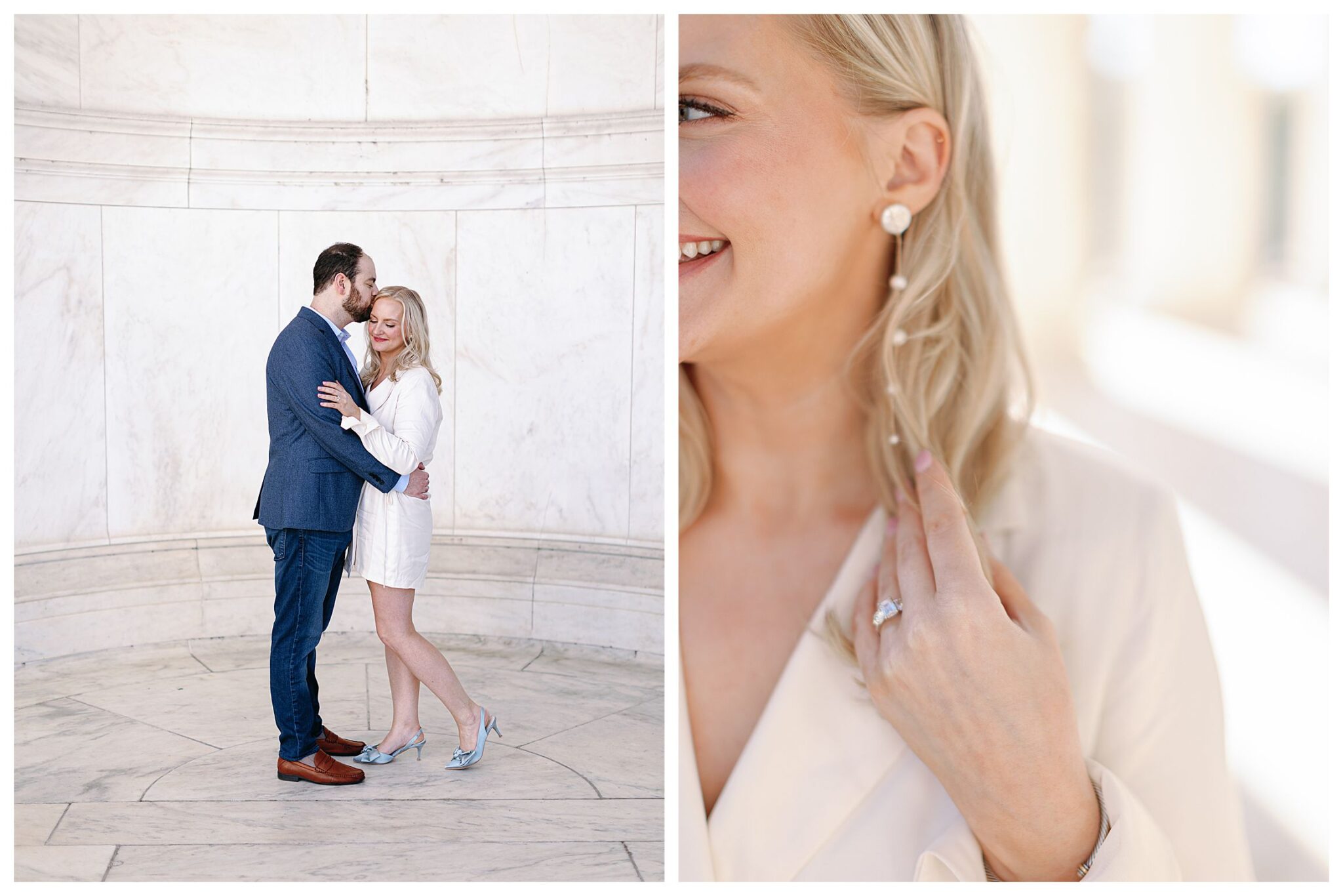 Sunrise DC Engagement | Jefferson Memorial Engagement | Tudor Place Engagement Photos | Alexa ...