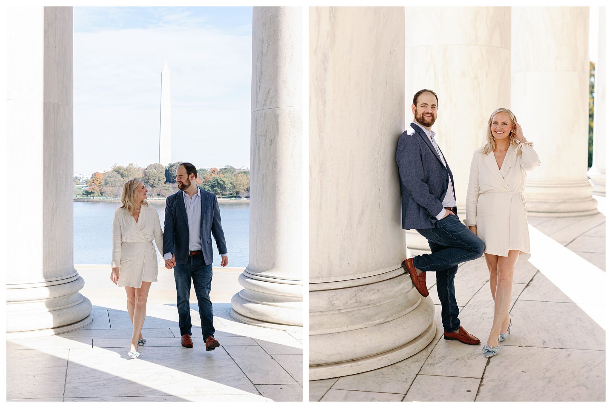 Sunrise DC Engagement | Jefferson Memorial Engagement | Tudor Place Engagement Photos | Alexa ...