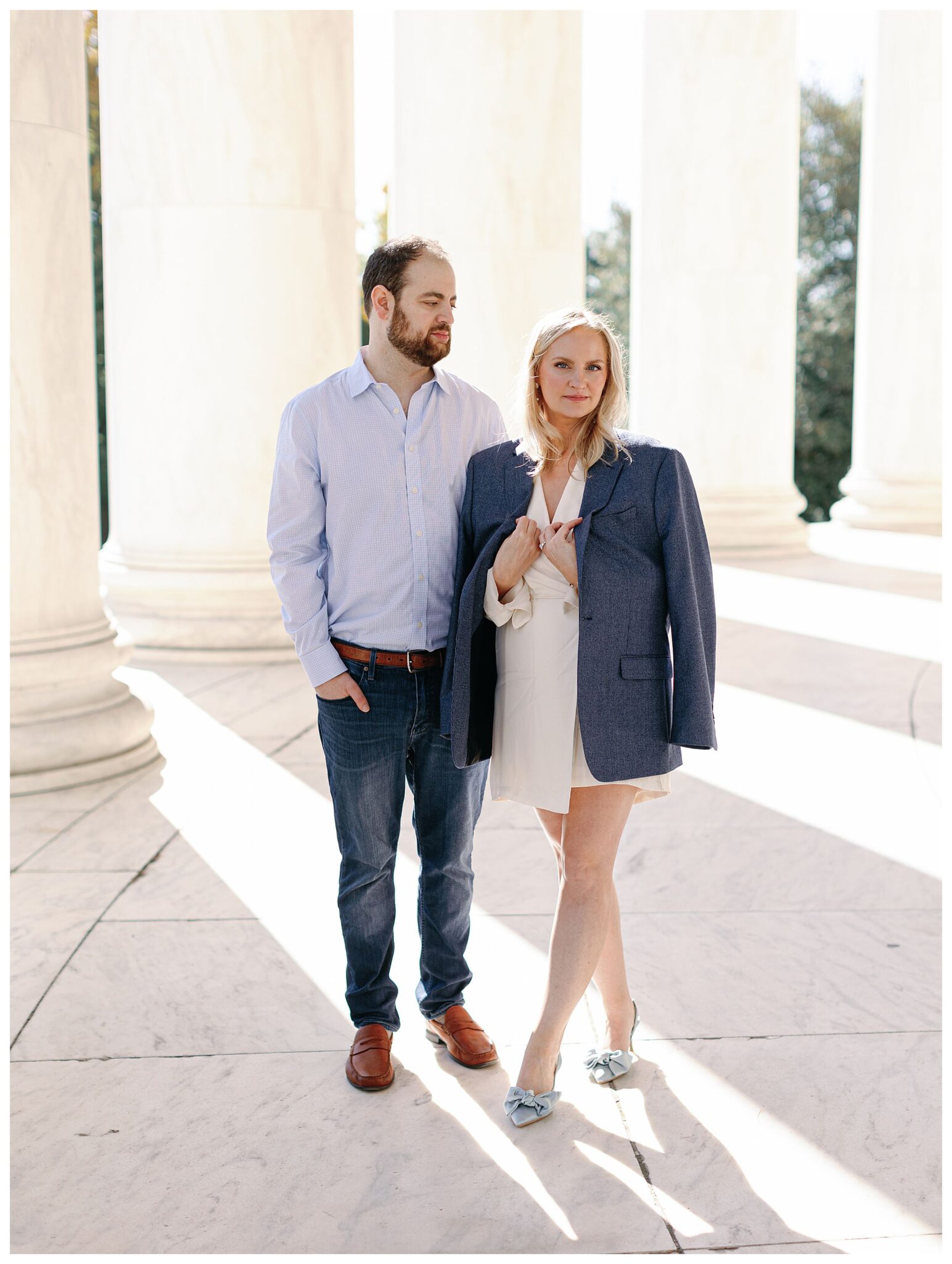 Sunrise DC Engagement | Jefferson Memorial Engagement | Tudor Place Engagement Photos | Alexa ...