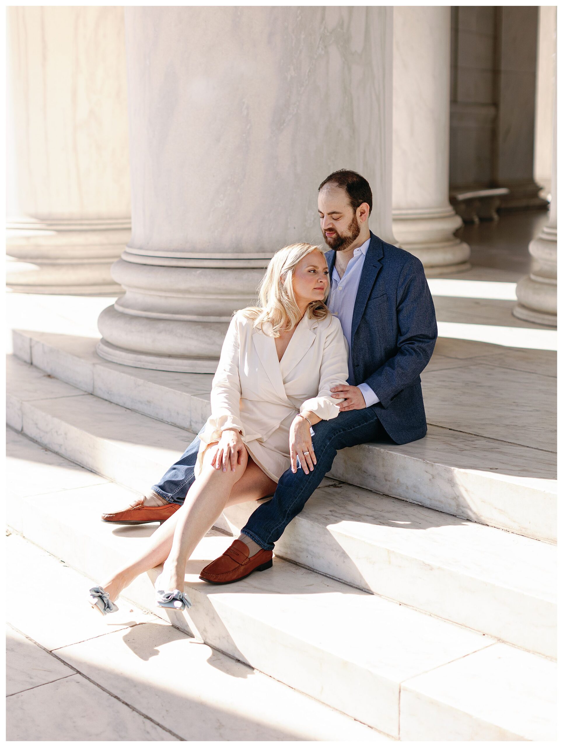 Sunrise DC Engagement | Jefferson Memorial Engagement | Tudor Place Engagement Photos | Alexa ...